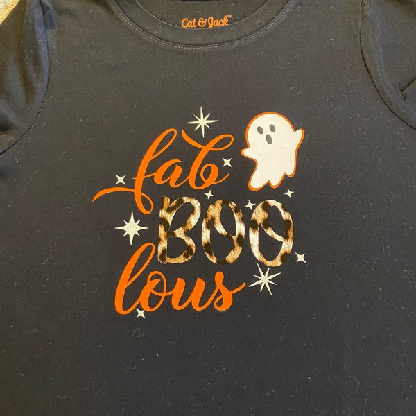 Fab Boo Lous Svg, Halloween Svg, Faboolous Svg, Boo, Spooky, Ghost, Cat ...