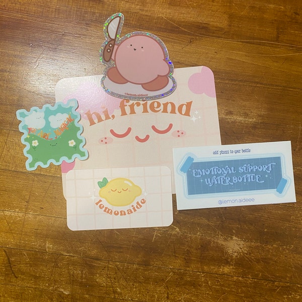 Pink Blob Sticker | Waterproof | Glittery Sticker | Vinyl Water Bottle ...