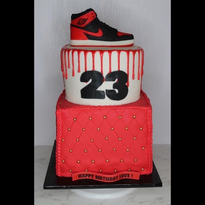 Retro 3s Sneaker Candle Fire Red 3 AJ3 Soy Candle Jordan 3 High Top ...