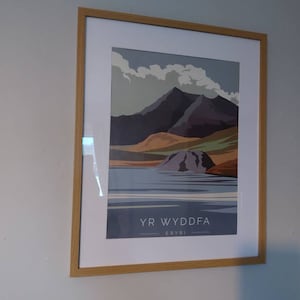 Yr Wyddfa Eryri Print. Gogledd Cymru. Mountain Print. Mountain Poster ...