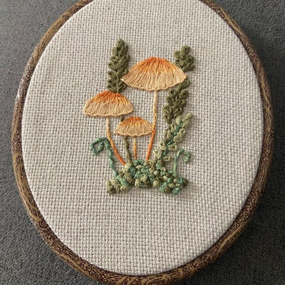 Custom Fungi/mushroom Embroidery and Home Decor - Etsy