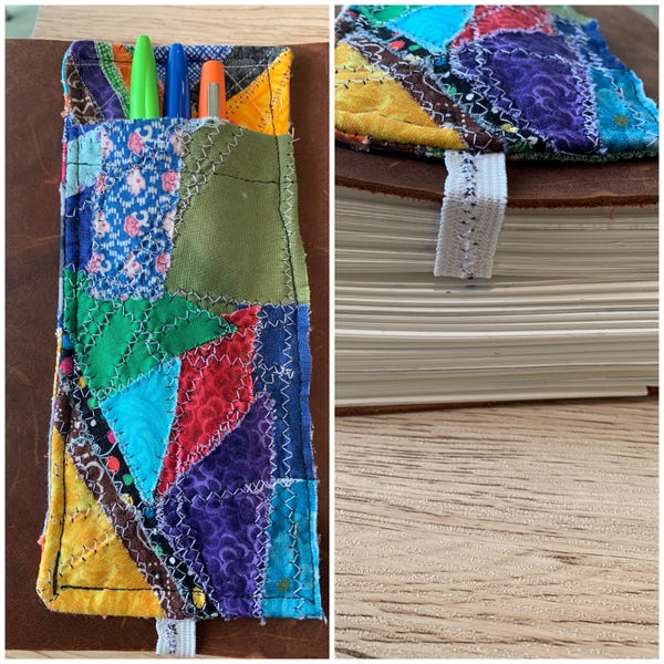Pen or Pencil Holder Bookmark Sewing Pattern & VIDEO Tutorial | Back to ...