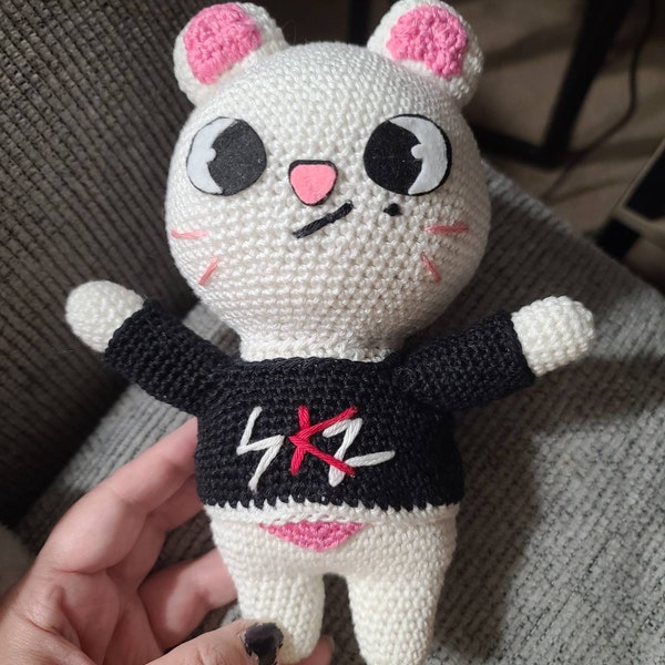 SKZOO WOLFCHAN Stray Kids Plushie + FREEBIE, Bangchan Fanart, Kpop Merch - Etsy
