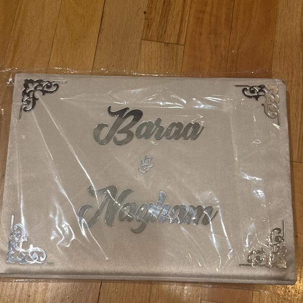 Luxury Nikkah Certificate With Velvet Booklet & Box, Islamic Wedding ...
