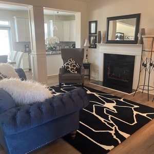Unique Texture Hand Tufted Rug, Designer Rug, Custom Tuft Rug, Woolen ...