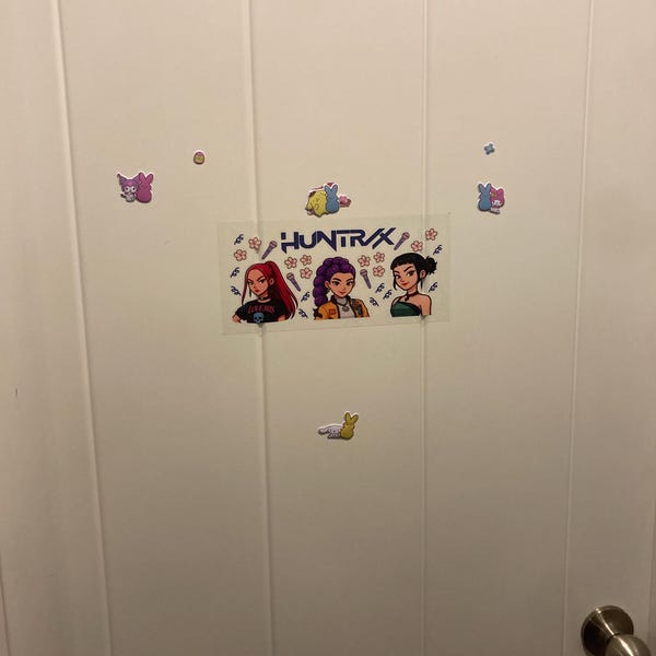 Huntrix Sticker Sheet | Kpop Demon Hunters Girl Group Vinyl Decals ...
