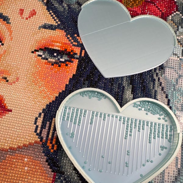 Multi-placer Grid Diamond Art Tray With Stopper, Must Have for Diamond ...