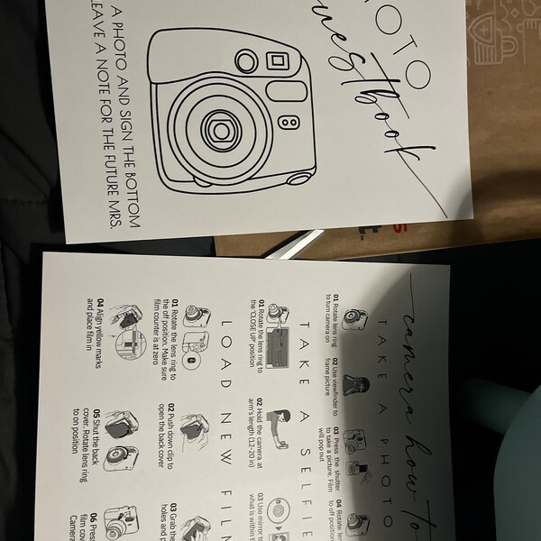 Wedding Time Capsule Sign Template Card, Message for Bride and Groom ...