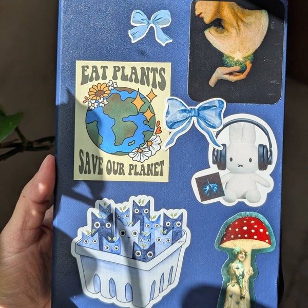 Blueberry Cats Watercolor Print | Carton of Blueberry Cats Wall Art ...