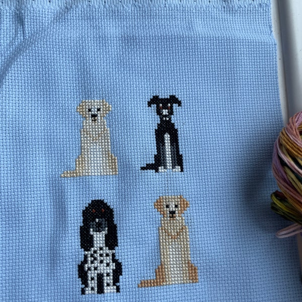 Light Golden Labrador Cross Stitch Pattern - Etsy