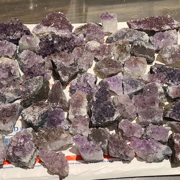 Wholesale Amethyst Cluster Box: 'B' Grade Lots Full of CRAZY CHEAP ...