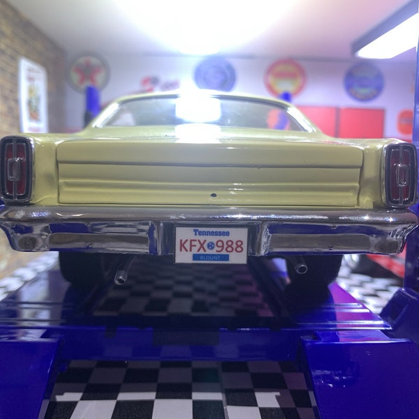 CUSTOM License Plate for Model Car to Scale Beautifully Detailed Made ...