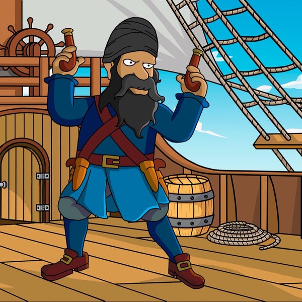 Custom YELLOW Character Portrait From Photo / Custom Cartoon Portrait ...