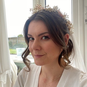 Baby Born or Flower Girl Crown. Preserved Flower Crown. Newborn Prop ...