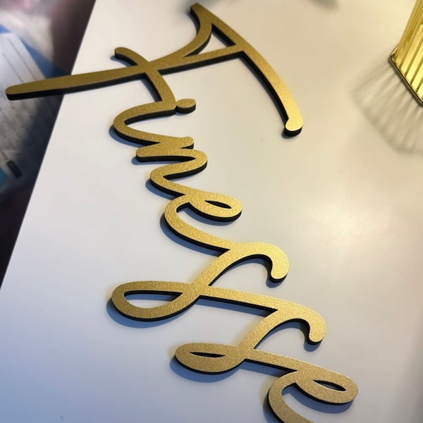 Large Baby Name Cutout - Personalized Name Cutout - Nursery Decor ...