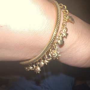 Gold Filled Set of 7 Bangles, Gold Filled Bangle Set, 7 Day Bangles ...