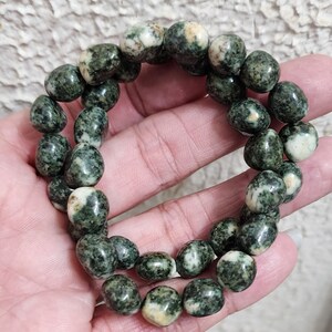 Azumar Genuine Bracelet 7 Inches 12mm Round Beads - Etsy