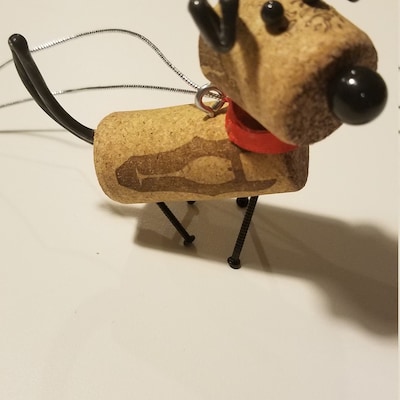 Wine Cork Dog Ornament Labrador, Pit Bull, Retriever, Terrier - Etsy