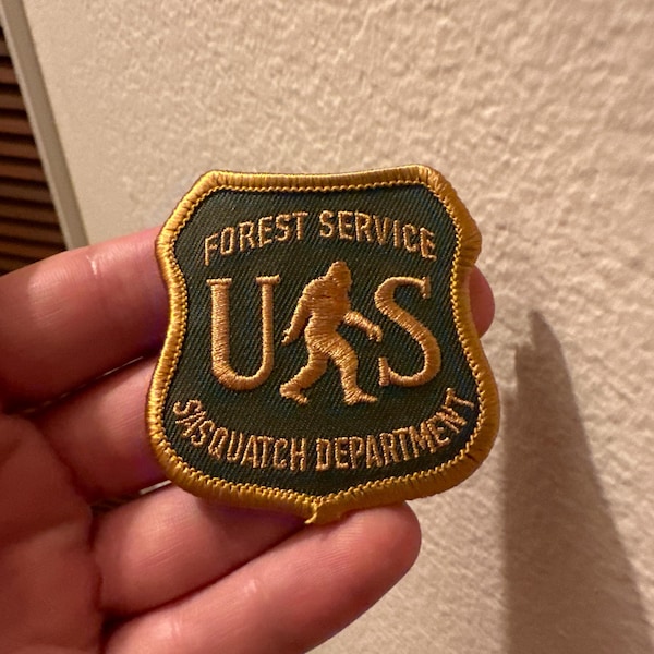 US Sasquatch Department - Iron on Embroidered Patch - Etsy
