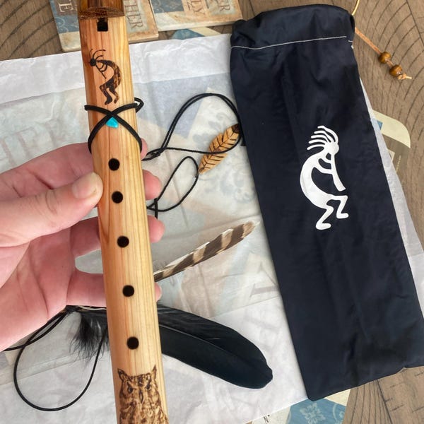 Handcrafted Native American Wind Flute. Recorder End Blown - Etsy