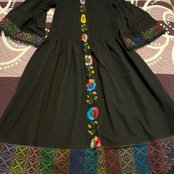 Mexican Maxi Skirt. Mexican Colorful Skirt. Traditional Long Skirt ...