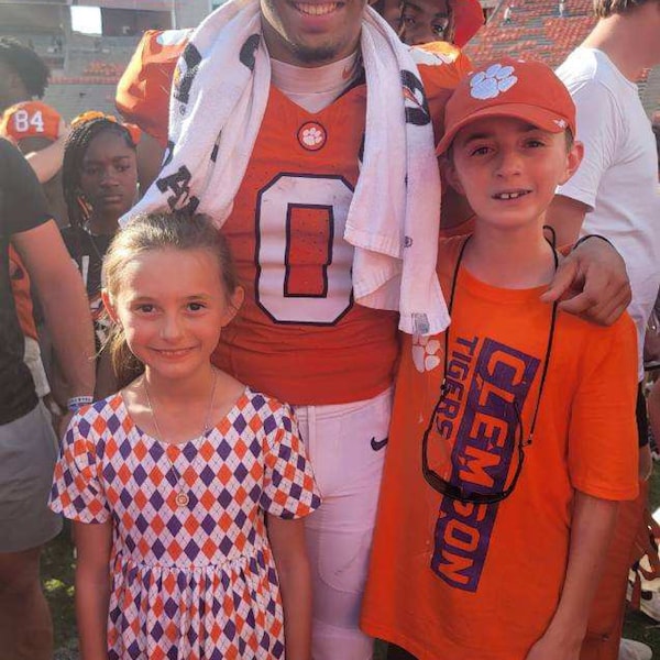 UF Orange Gators on Blue Dress, Game Day, College Apparel, Florida ...