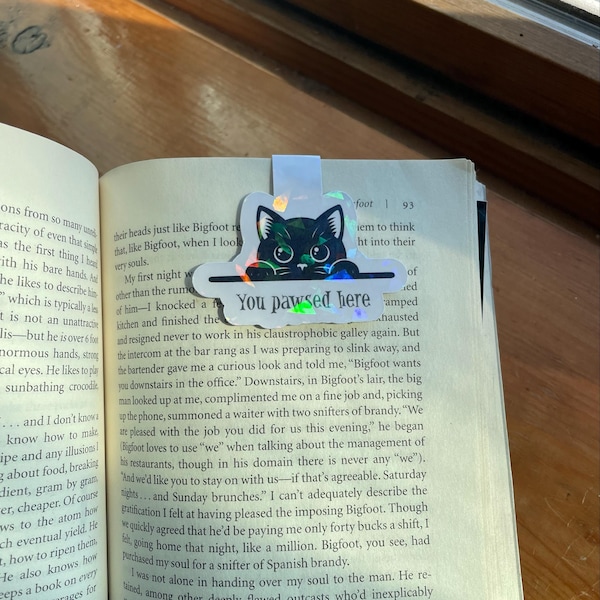 Cat Magnetic Bookmark | Cute Bookmark | Gift for Cat Lover | Cat ...