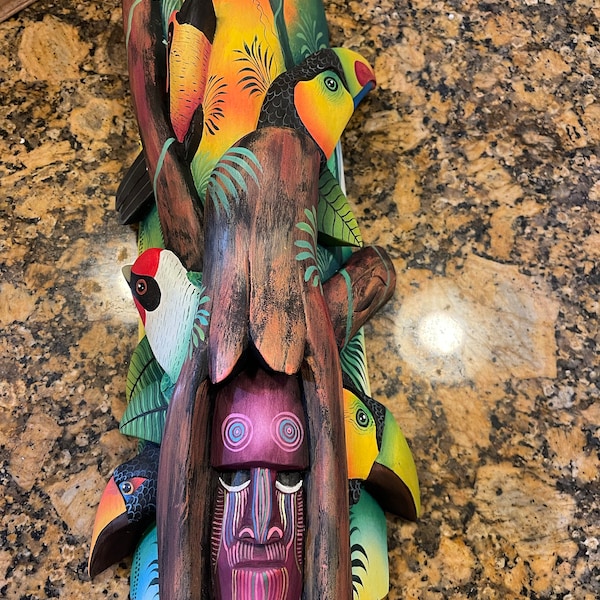 Original Indigenous Mask From Costa Rica, Art From Boruca, Wooden Mask ...