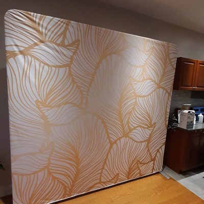 3D Slanted Wedding Open Arch Door Backdrop Stand Print Fabric Arch ...