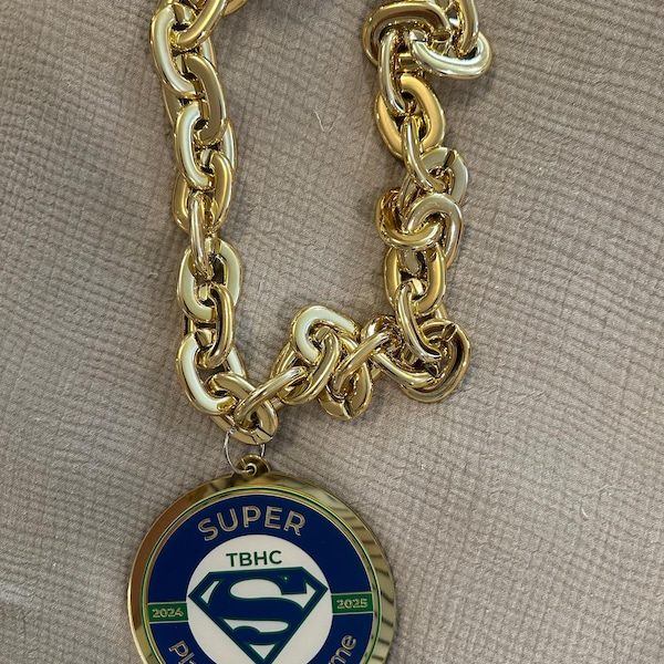 Custom Uv Printed Oversized Sports Chains / Gold Oversized Chain ...