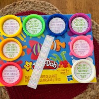 Classroom Valentine Playdoh Cards, Non Candy Valentines Day Kits ...