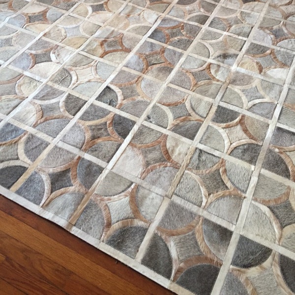 Cowhide Patchwork Rug * RAW Leather Argentina - Free Shipping ...