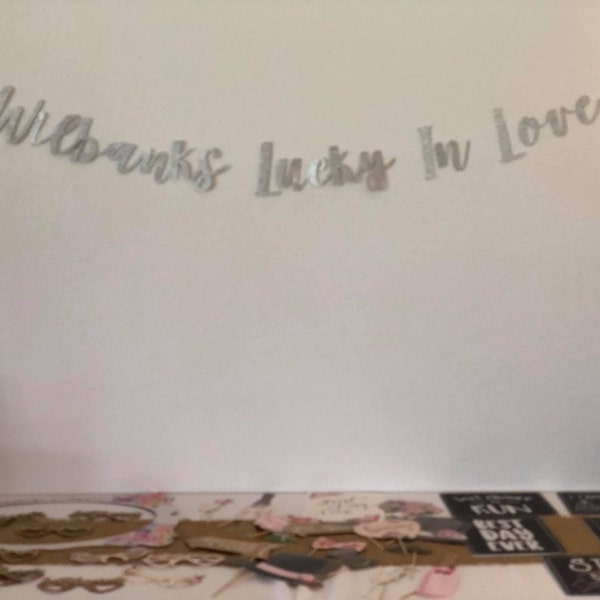 Wedding Hashtag Banner, Custom Banner Wedding, Wedding Hashtag Sign ...