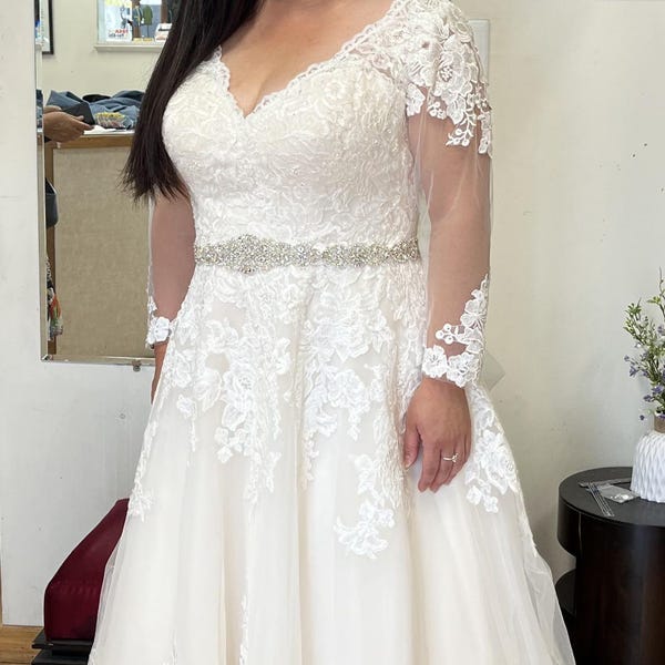 Long Fingerless Lace Gloves, Ivory Wedding Sleeves, Detachable Lace ...