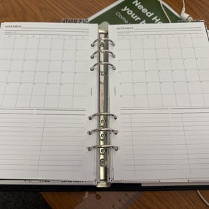 Weekly Printable Inserts, Personal Refill, Weekly Agenda, Weekly ...