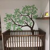 Stunning Large Tree Wall Decal With Cranes - Unique Vinyl Decor for ...