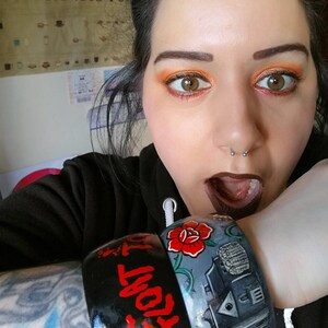 Hand Painted Vintage Style Horror Sign Satanic Exorcism | Etsy