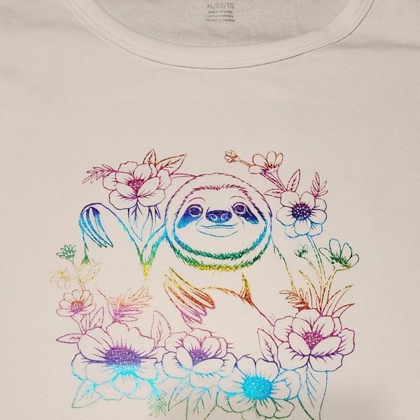 Sloth With Flowers Svg, Sloth Svg, Sloth Flower Svg, Sloth Head Svg ...