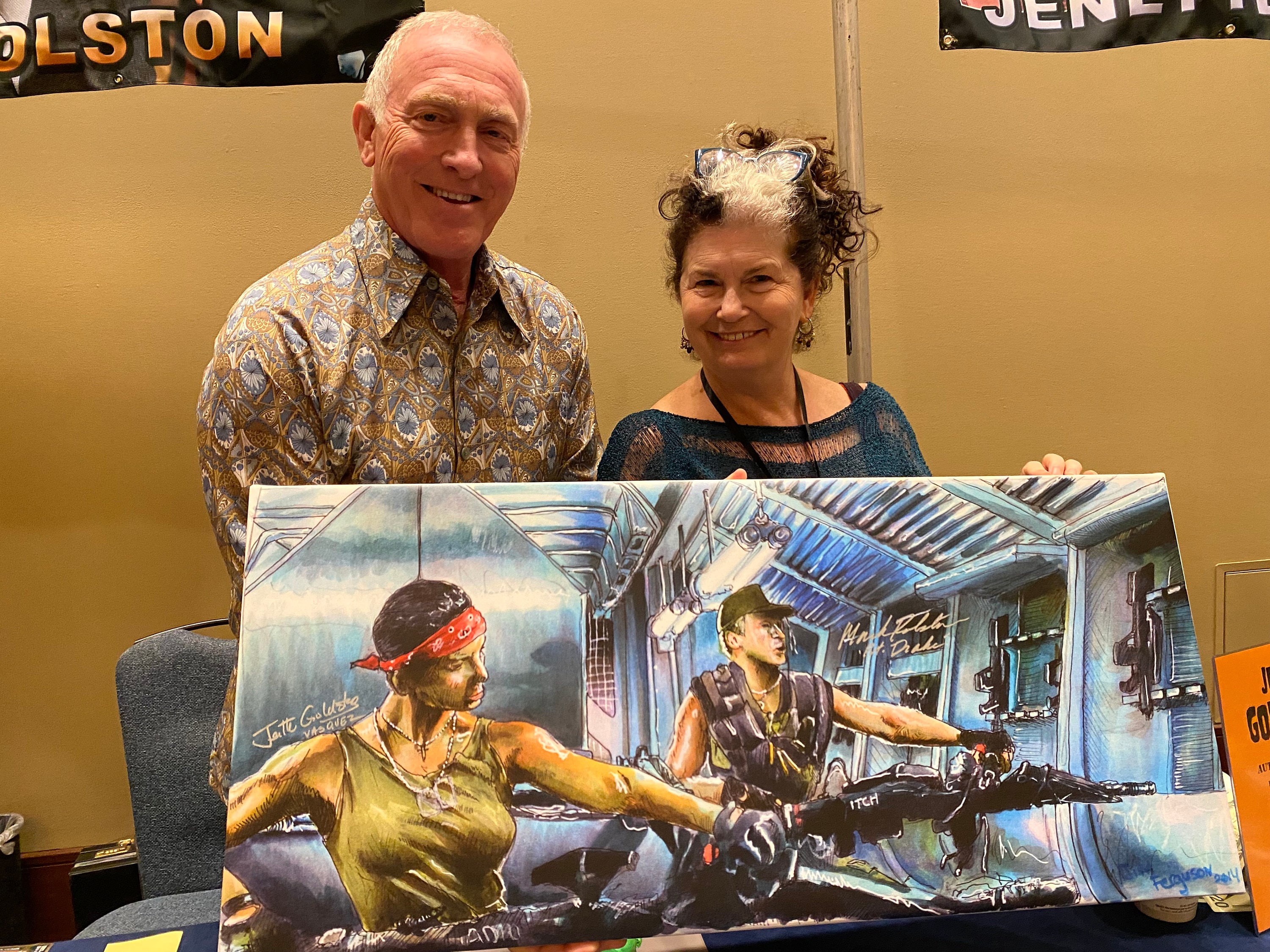 Aliens - Drake and Vasquez Poster Print By Jim Ferguson