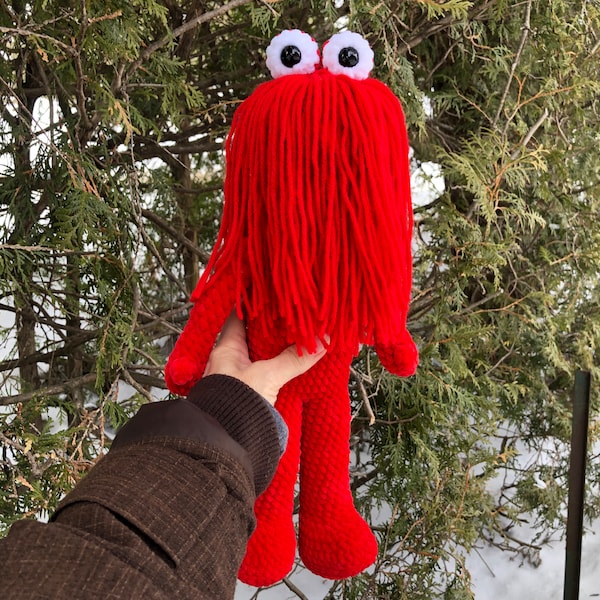 Red Guy Crochet Pattern PDF- Don't Hug Me I'm Scared - Etsy