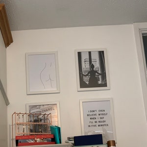 Bottom Line Drawing, Framed Prints, Home Framed Art, Figure Line ...