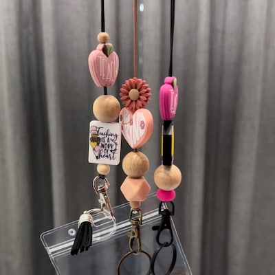 Personalized Wood Name Tag With Hardware Add on to a Lanyard - Etsy