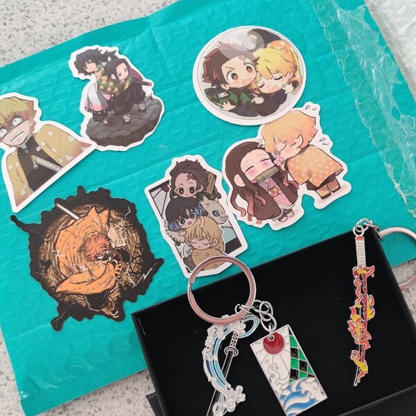 Anime Keychains From Your Favourite Slayer Characters. Each Anime ...