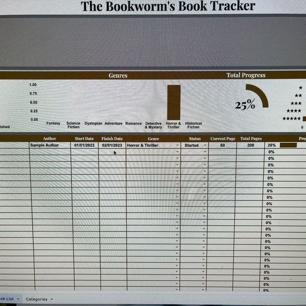 Book Tracker Template (traveler Theme) | Reading Log | Book Journal ...