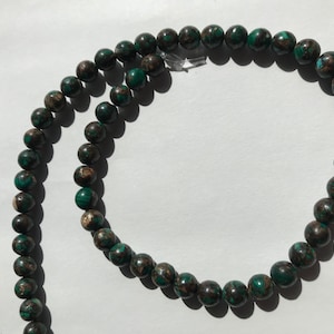 15.5 8x12mm Natural grey map stone rondelle beads | Etsy