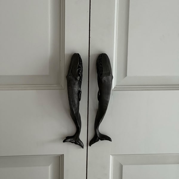 Blue Whale Door Handle, Pantry Handles, Kitchen Cabinet Hardware, Barn ...