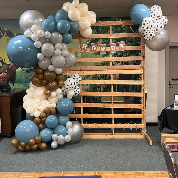 Farm Balloon Garland Kit/ Cow Print Balloon Arch/ Farm Theme Party ...