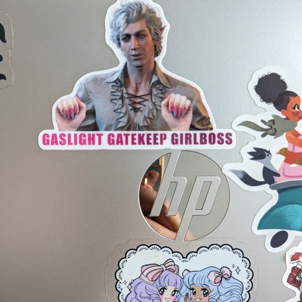 Astarion Sticker Gaslight Gatekeep Girlboss, Funny Astarion Decal - Etsy
