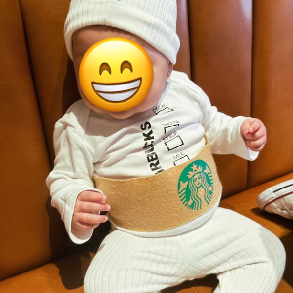 Hot Coffee Cup Costume for Baby! Adorable Hot Cup With "cardboard ...