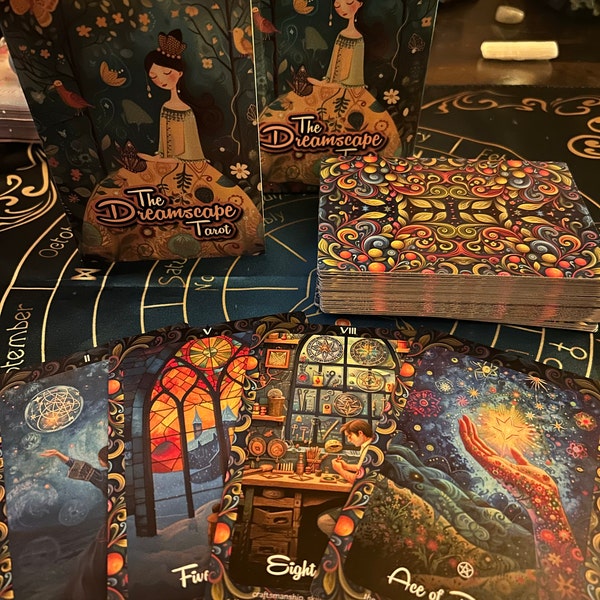 The Dreamscape Tarot - 78 Cards - Tarot - Tarot Deck - Fortune Telling ...